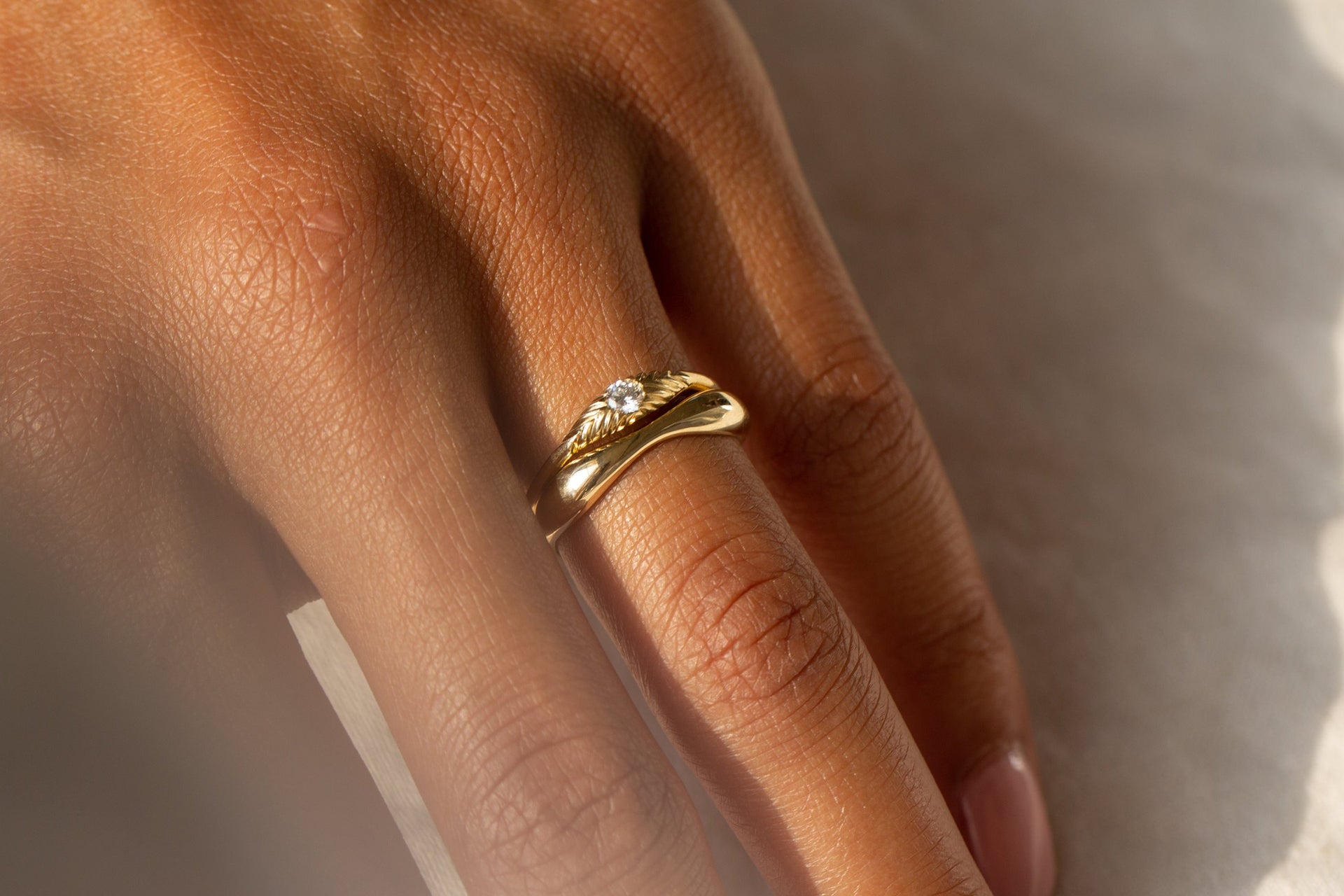 Diamond Ovate III Ring – Ochre Objects