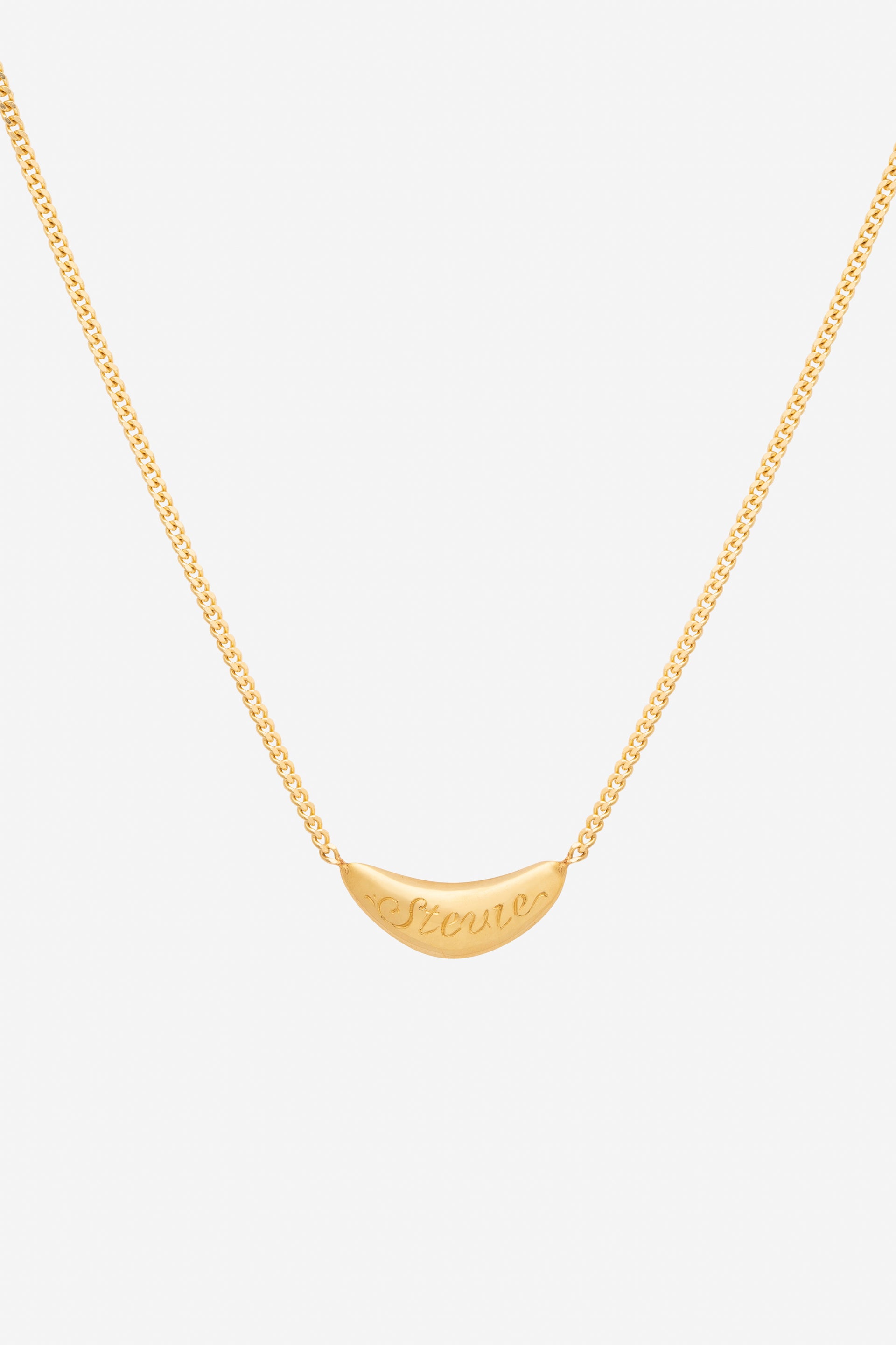 Curve Signet Necklace – Ochre Objects