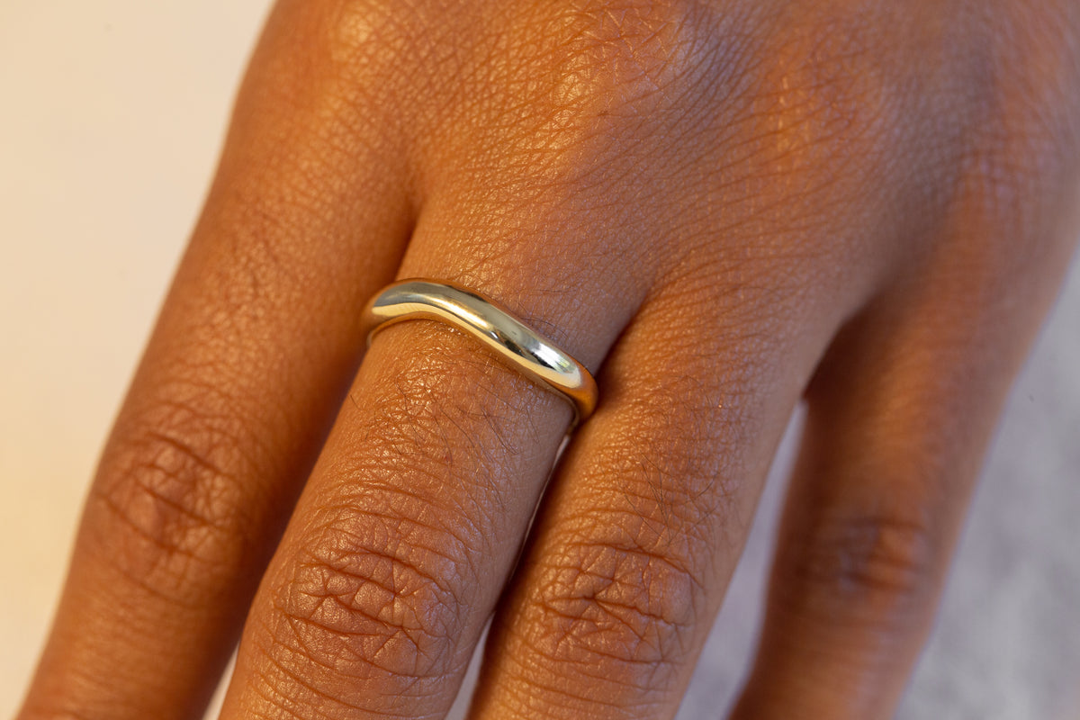 Wave Ring – Ochre Objects