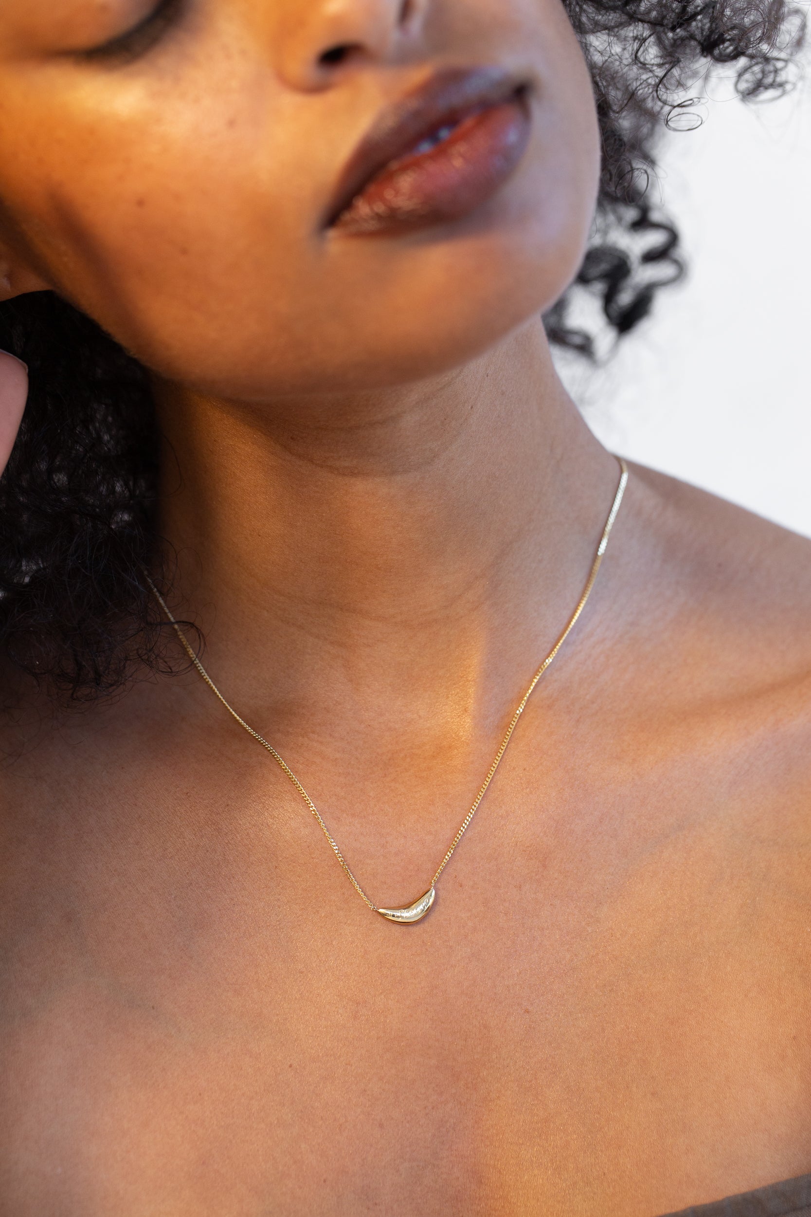 Curve Signet Necklace – Ochre Objects