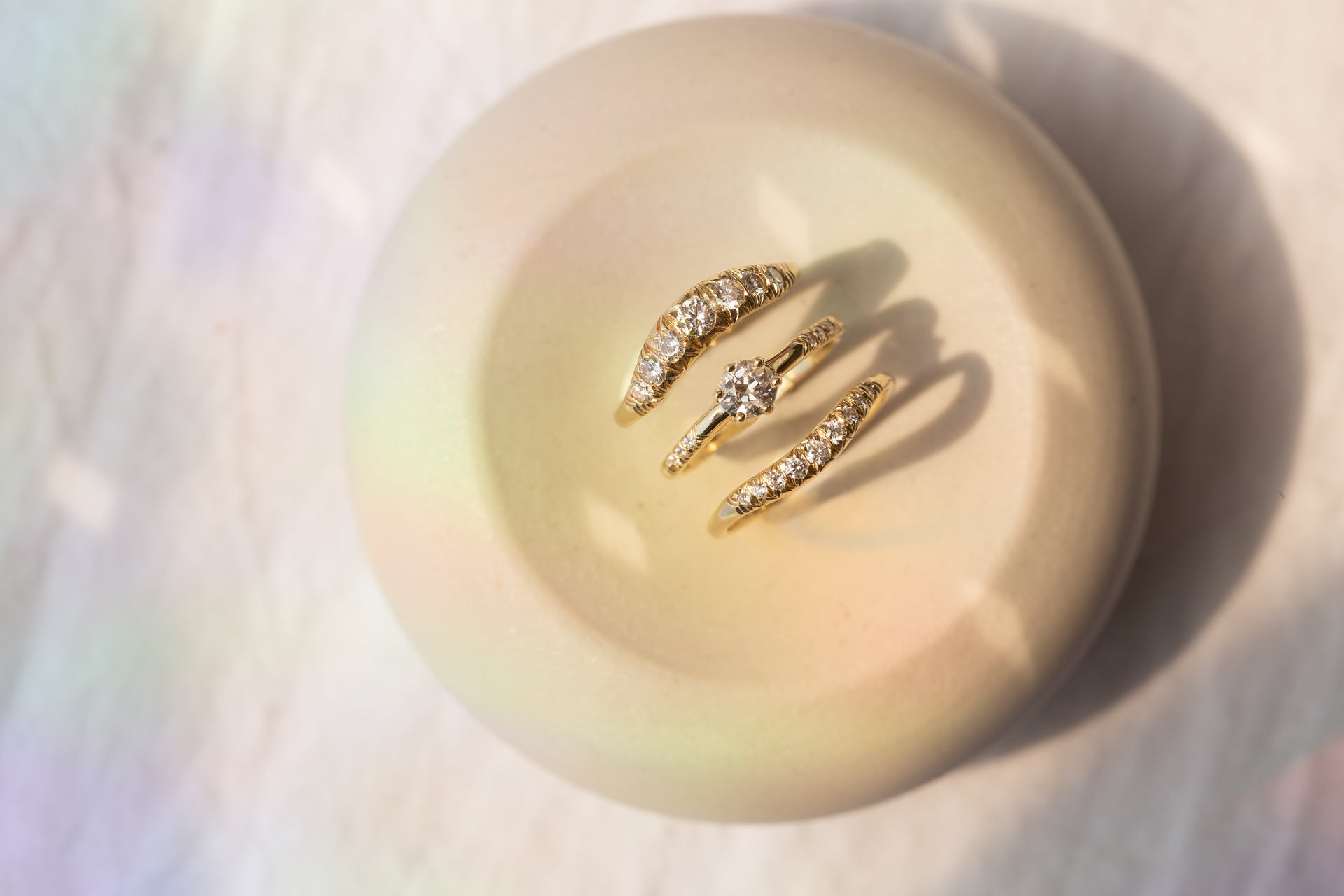 Enda Ring // White Diamond – Ochre Objects